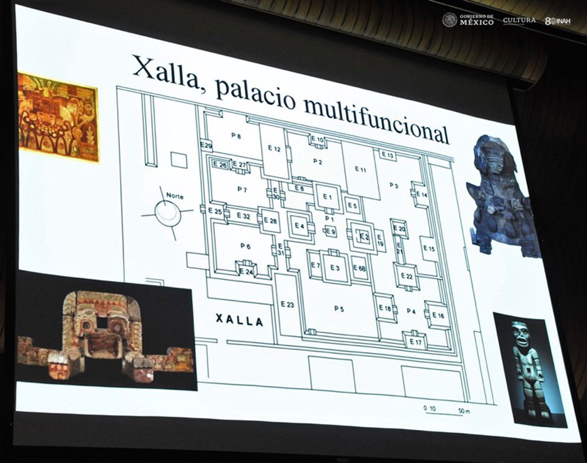 Vestigios materiales de clase alta en Palacio de Xalla de Teotihuacan ...